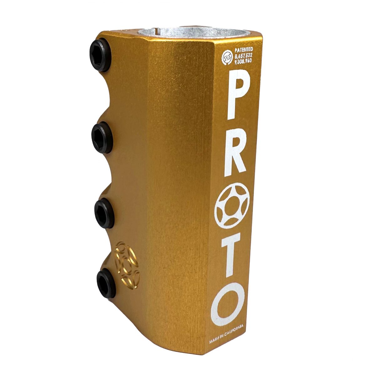 4" Full-Knuckle SCS V3 (Gold) [Oversized] | PROTO scooters